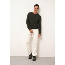 Just Cashmere Kaschmir-Pullover "Howard" in Khaki - 62% | Gr&ouml;&szlig;e M | Herren-plussize