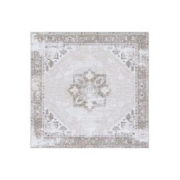 Safavieh Kurzflor-Teppich "Tuscon" in Gr&uuml;n/ Creme - 47% | Gr&ouml;&szlig;e 122x122 cm |