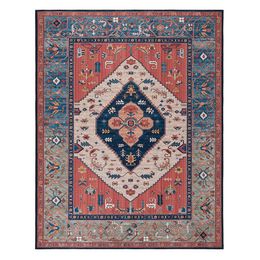 Safavieh Kurzflor-Teppich ''Tucson'' in Rot/ Blau - 48% | Gr&ouml;&szlig;e 76x183 cm |