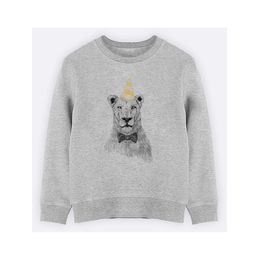 WOOOP Sweatshirt "Get the Party started" in Grau - 61% | Gr&ouml;&szlig;e 152 | Kinder-sweatshirts-jacken