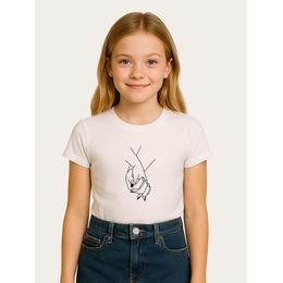 WOOOP Shirt "Roderie" in Wei&szlig; - 58% | Gr&ouml;&szlig;e 104 | Kinder-oberteile