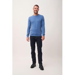 Just Cashmere Kaschmir-Pullover "Noe" in Hellblau - 64% | Gr&ouml;&szlig;e L | Herren-plussize