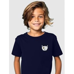 WOOOP Shirt "Chat Clin Doeil" in Dunkelblau - 58% | Gr&ouml;&szlig;e 116 | Kinder-oberteile