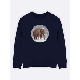 WOOOP Sweatshirt "The ice age sucked" in Dunkelblau - 61% | Gr&ouml;&szlig;e 140 | Kinder-sweatshirts-jacken