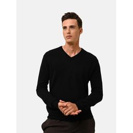 Just Cashmere Kaschmir-Pullover "Walt" in Schwarz - 63% | Gr&ouml;&szlig;e L | Herren-plussize