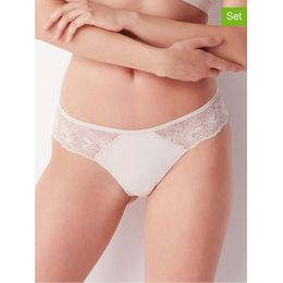 COTONELLA 2er-Set: Strings in Beige - 60% | Gr&ouml;&szlig;e M | Damen-unterteile
