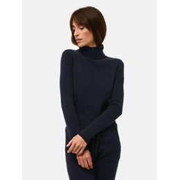 Just Cashmere Kaschmir-Rollkragenpullover "Lanais" in Dunkelblau - 56% | Gr&ouml;&szlig;e S | Damen-pullover-cardigans
