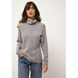Just Cashmere Kaschmir-Rollkragenpullover "Blantyre" in Grau - 60% | Gr&ouml;&szlig;e L | Damen-pullover-cardigans