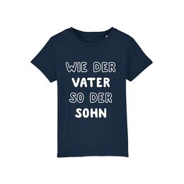 WOOOP Shirt "Wie der Vater" in Dunkelblau - 58% | Gr&ouml;&szlig;e 116 | Kinder-oberteile