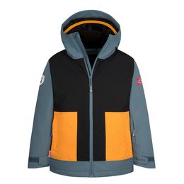 Trollkids Ski-/ Snowboardjacke "Rauland" in Dunkelblau/ Orange - 45% | Gr&ouml;&szlig;e 140 | Kinder-outdoor-jacken