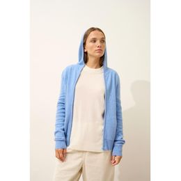 Just Cashmere Kaschmir-Cardigan "Debbie" in Hellblau - 62% | Gr&ouml;&szlig;e M | Damen-pullover-cardigans