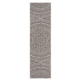 Safavieh Kurzflor-Teppich "Courtryard" in Grau/ Schwarz - 48% | Gr&ouml;&szlig;e 79x152 cm |
