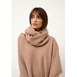 Just Cashmere Kaschmir-Poncho "Ashley" in Camel - 62% | Gr&ouml;&szlig;e XL | Damenjacken