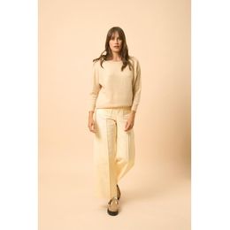 Just Cashmere Kaschmir-Pullover "Rebecca" in Beige - 61% | Gr&ouml;&szlig;e L | Damen-pullover-cardigans