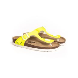 Sunbay Zehentrenner "Camelia" in Neongelb - 61% | Gr&ouml;&szlig;e 39 | Damen-sandalen