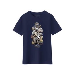WOOOP Shirt "Zoo escape" in Dunkelblau - 58% | Gr&ouml;&szlig;e 140 | Kinder-oberteile