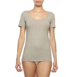 COTONELLA 2er-Set: Shirts in Grau - 58% | Gr&ouml;&szlig;e XL | Damen-tops