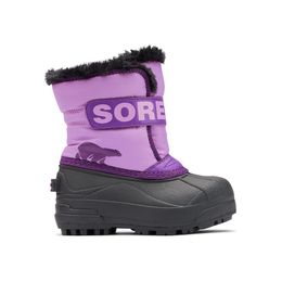 Sorel Winterstiefel "Snow Commander" in Lila/ Anthrazit - 74% | Gr&ouml;&szlig;e 21 | Baby-stiefel-boots