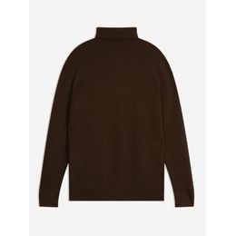 Just Cashmere Kaschmir-Rollkragenpullover "Sacha" in Braun - 64% | Gr&ouml;&szlig;e L | Damen-pullover-cardigans