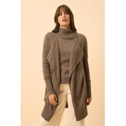Just Cashmere Kaschmir-Cardigan "Brooke" in Braun - 62% | Gr&ouml;&szlig;e S | Damen-pullover-cardigans