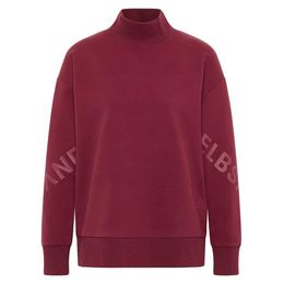 ELBSAND Sweatshirt "Linna" in Bordeaux - 52% | Gr&ouml;&szlig;e L | Damen-sweatshirts-jacken
