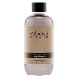 Millefiori Milano Nachf&uuml;llpack f&uuml;r Raumerfrischer "Silk & Rice Powder" - 250 ml - 13% | Kerzen-vasen