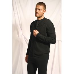 Just Cashmere Kaschmir-Cardigan "Polnoon" in Schwarz - 61% | Gr&ouml;&szlig;e S | Herren-pullover-cardigans