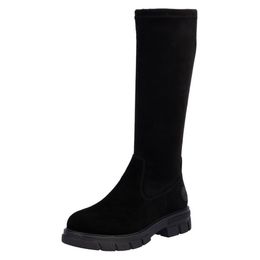 Rieker Leder-Stiefel in Schwarz - 55% | Gr&ouml;&szlig;e 39 | Damen-stiefel