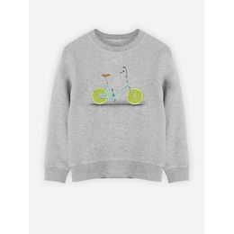 WOOOP Sweatshirt "Acid" in Grau - 55% | Gr&ouml;&szlig;e 152 | Kinder-sweatshirts-jacken