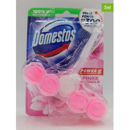 Domestos 9er-Set: WC-Steine "Power5 Pinke Magnolie", je 55 g - 51% | Putzutensilien