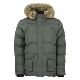 Peak Mountain Winterjacke "Canabel" in Khaki - 59% | Gr&ouml;&szlig;e L | Herren-plussize