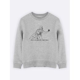 WOOOP Sweatshirt "Oreos Man" in Grau - 61% | Gr&ouml;&szlig;e 152 | Kinder-sweatshirts-jacken
