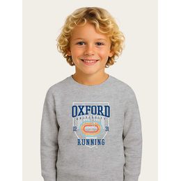 American Universities Sweatshirt "Oxford Universite Running" in Grau - 62% | Gr&ouml;&szlig;e 104 | Kinder-sweatshirts-jacken