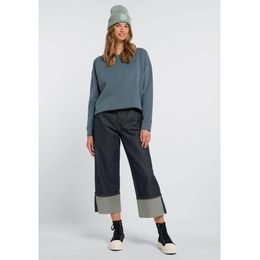 ELBSAND Sweatshirt "Riane" in Graublau - 45% | Gr&ouml;&szlig;e XL | Damen-sweatshirts-jacken