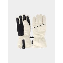 4F Ski-/ Snowboardfingerhandschuhe in Creme - 14% | Gr&ouml;&szlig;e M | Damenhandschuhe