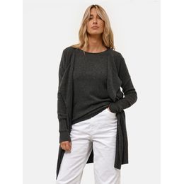 Just Cashmere Kaschmir-Cardigan "Brooke" in Anthrazit - 62% | Gr&ouml;&szlig;e M | Damen-pullover-cardigans
