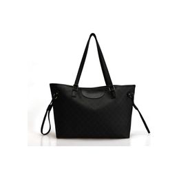Lucky Bees Shopper in Schwarz/ Grau - (B)50 x (H)28 x (T)15 cm - 67% | Damen-taschen
