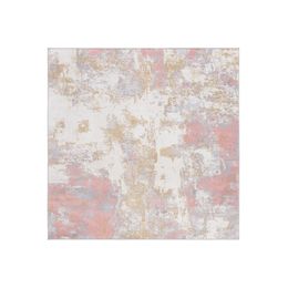 Safavieh Woll-Teppich ''Bayside'' in Creme/ Rosa - 46% | Gr&ouml;&szlig;e 91x91 cm |