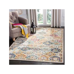 Safavieh Kurzflor-Teppich in Creme/ Bunt - 47% | Gr&ouml;&szlig;e 69x183 cm |