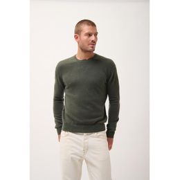 Just Cashmere Kaschmir-Pullover "Noe" in Dunkelgr&uuml;n - 64% | Gr&ouml;&szlig;e L | Herren-plussize