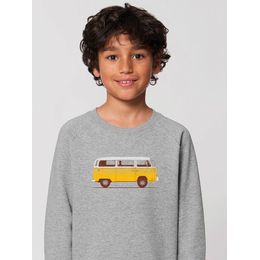 WOOOP Sweatshirt "Combi" in Grau - 61% | Gr&ouml;&szlig;e 128 | Kinder-sweatshirts-jacken