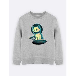 WOOOP Sweatshirt "Protector" in Grau - 59% | Gr&ouml;&szlig;e 140 | Kinder-sweatshirts-jacken