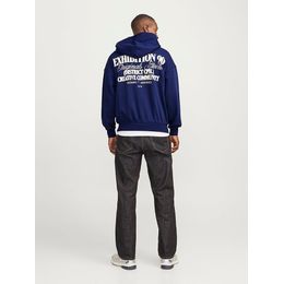Jack & Jones Jack & Jones Hoodie in Dunkelblau - 62% | Gr&ouml;&szlig;e XL | Herren-sweatshirts-jacken