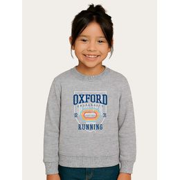 American Universities Sweatshirt "Oxford Universite Running" in Grau - 59% | Gr&ouml;&szlig;e 152 | Kinder-sweatshirts-jacken