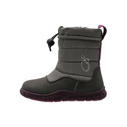 lamino Barfu&szlig;-Winterboots in Hellgrau/ Lila - 77% | Gr&ouml;&szlig;e 32 | Kinderstiefel