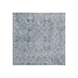 Safavieh Woll-Teppich ''Abstract'' in Blau/ Creme - 44% | Gr&ouml;&szlig;e 122x122 cm |
