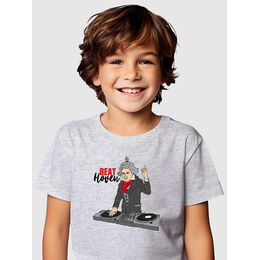 WOOOP Shirt "Beat Hoven" in Grau - 58% | Gr&ouml;&szlig;e 140 | Kinder-oberteile