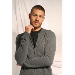 Just Cashmere Kaschmir-Cardigan "Polnoon" in Grau - 61% | Gr&ouml;&szlig;e XL | Herren-pullover-cardigans