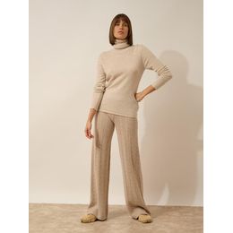 Just Cashmere Kaschmir-Pullover "Ava" in Beige - 64% | Gr&ouml;&szlig;e M | Damen-pullover-cardigans