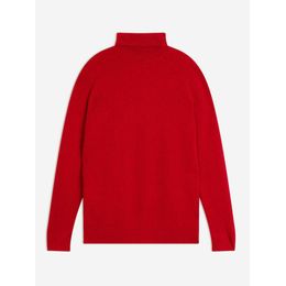 Just Cashmere Kaschmir-Rollkragenpullover "Sacha" in Rot - 64% | Gr&ouml;&szlig;e L | Damen-pullover-cardigans